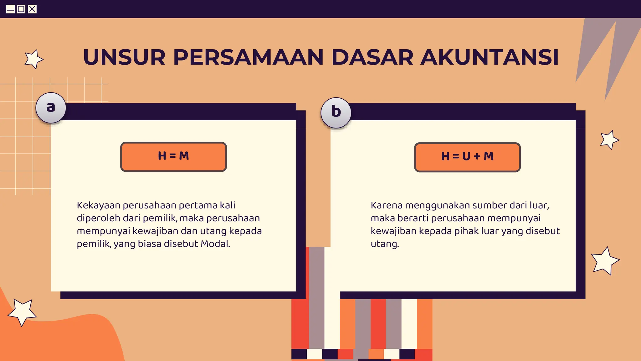 Akuntansi persamaan dasar pptx | PPTX