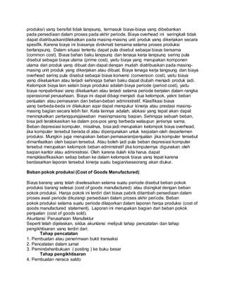 Akuntansi untuk perusahaan manufaktur | DOCX