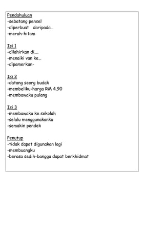 Aku Sehelai Tisu Docx