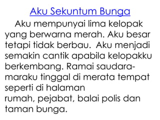 Aku sekuntum bunga_raya | PPT
