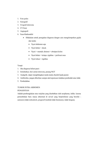 Akut abdomen | DOC