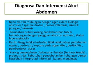 AKUT ABDOMEN DAN KERACUNAN MATERI KULIAH | PPT
