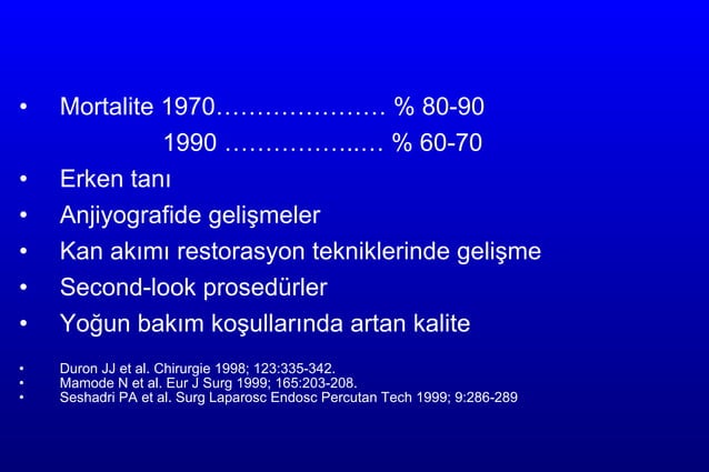 Akut mezenter iskemi