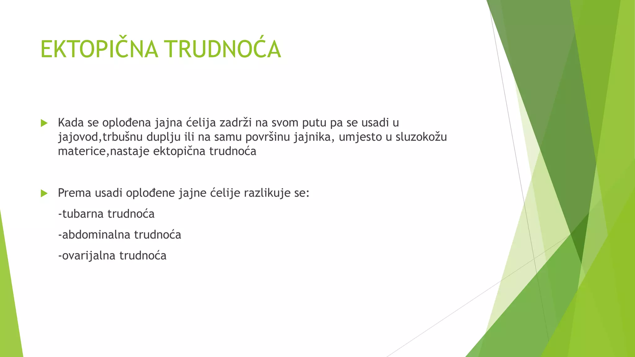 Akutna stanja u ginekologiji | PPTX