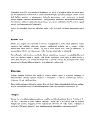 Akutni tonzilitis teorija i slike prikaz | PDF