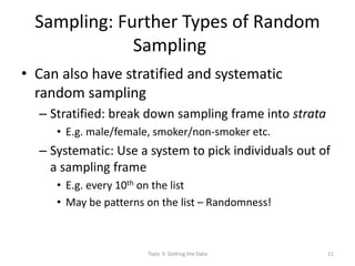 Statistics for the Health Scientist: Basic Statistics III | PPTX
