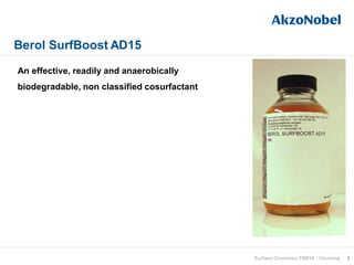 Berol® SurfBoost AD15 - a sustainable solution for cleaning | PDF