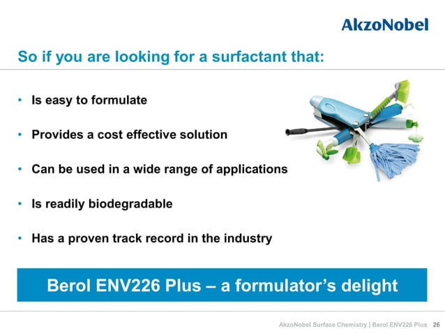 Berol® ENV226 Plus - a formulator’s delight | PDF