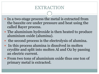 Aluminium | PPTX