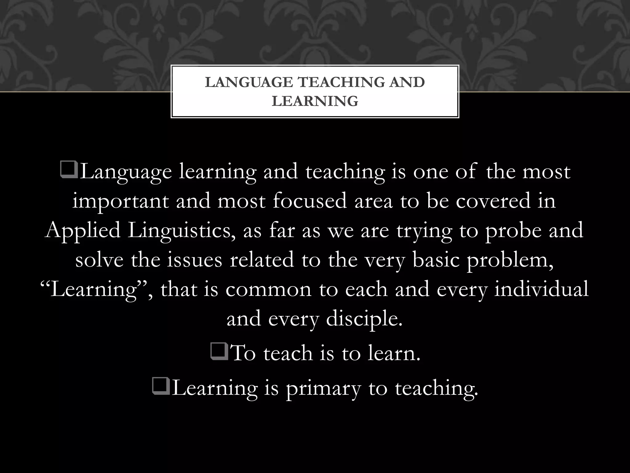 Behaviorism ,Introduction to language Learning Theories & Behaviorist ...