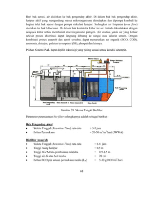 Perencanaan pengelolaan air limbah dengan sistem terpusat | PDF