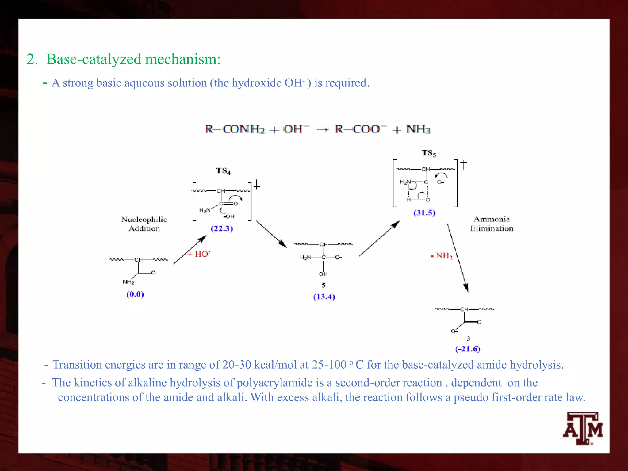 Acidic and Alkaline Hydrolysis of Polyacrylamide | PDF