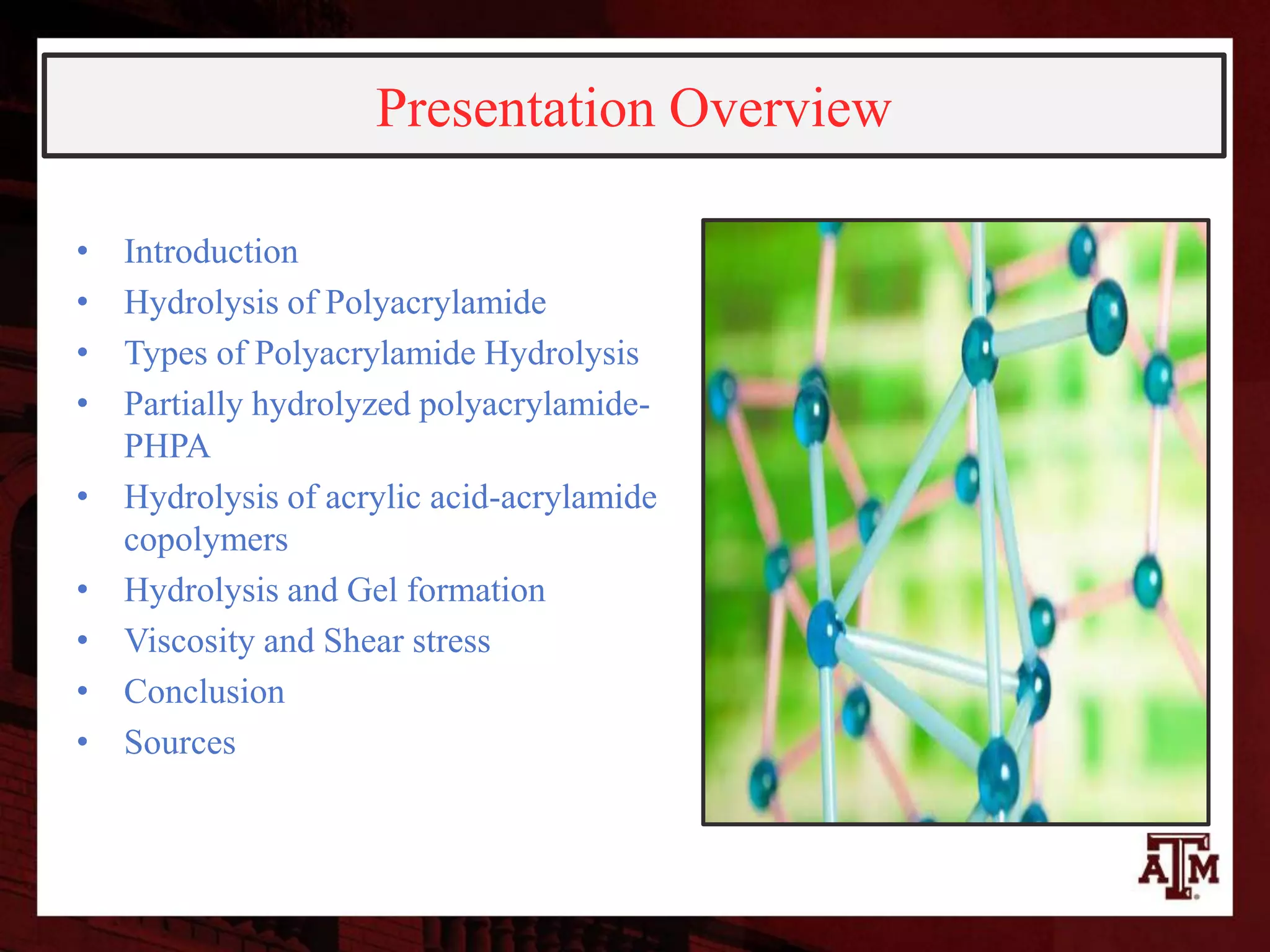 Acidic and Alkaline Hydrolysis of Polyacrylamide | PDF