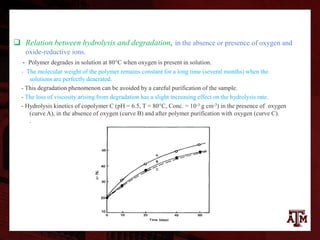 Acidic and Alkaline Hydrolysis of Polyacrylamide | PDF