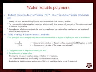 Acidic and Alkaline Hydrolysis of Polyacrylamide | PDF