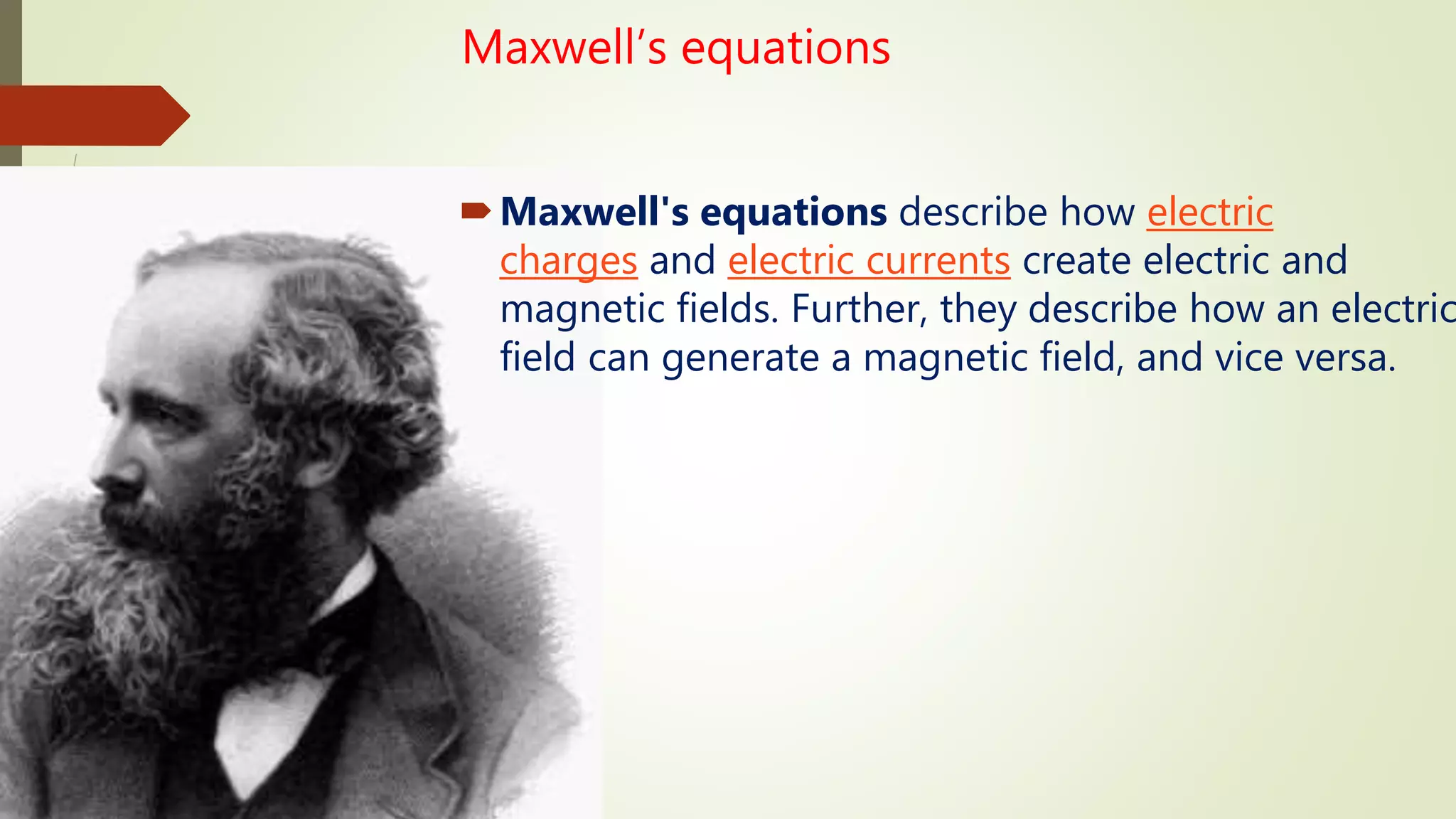 Maxwell's equation | PPTX