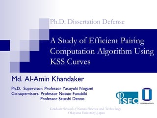 Pairing-Based Crypto: Ph.D. defence presentation | PDF