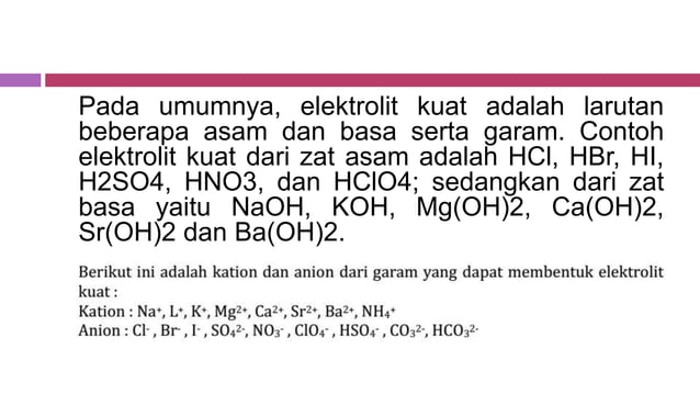 Al-As'Adiyah Balikeran 1.8. Daya Hantar Listrik Larutan Elektrolit dan ...