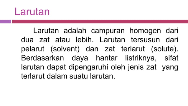 Al-As'Adiyah Balikeran 1.8. Daya Hantar Listrik Larutan Elektrolit dan ...