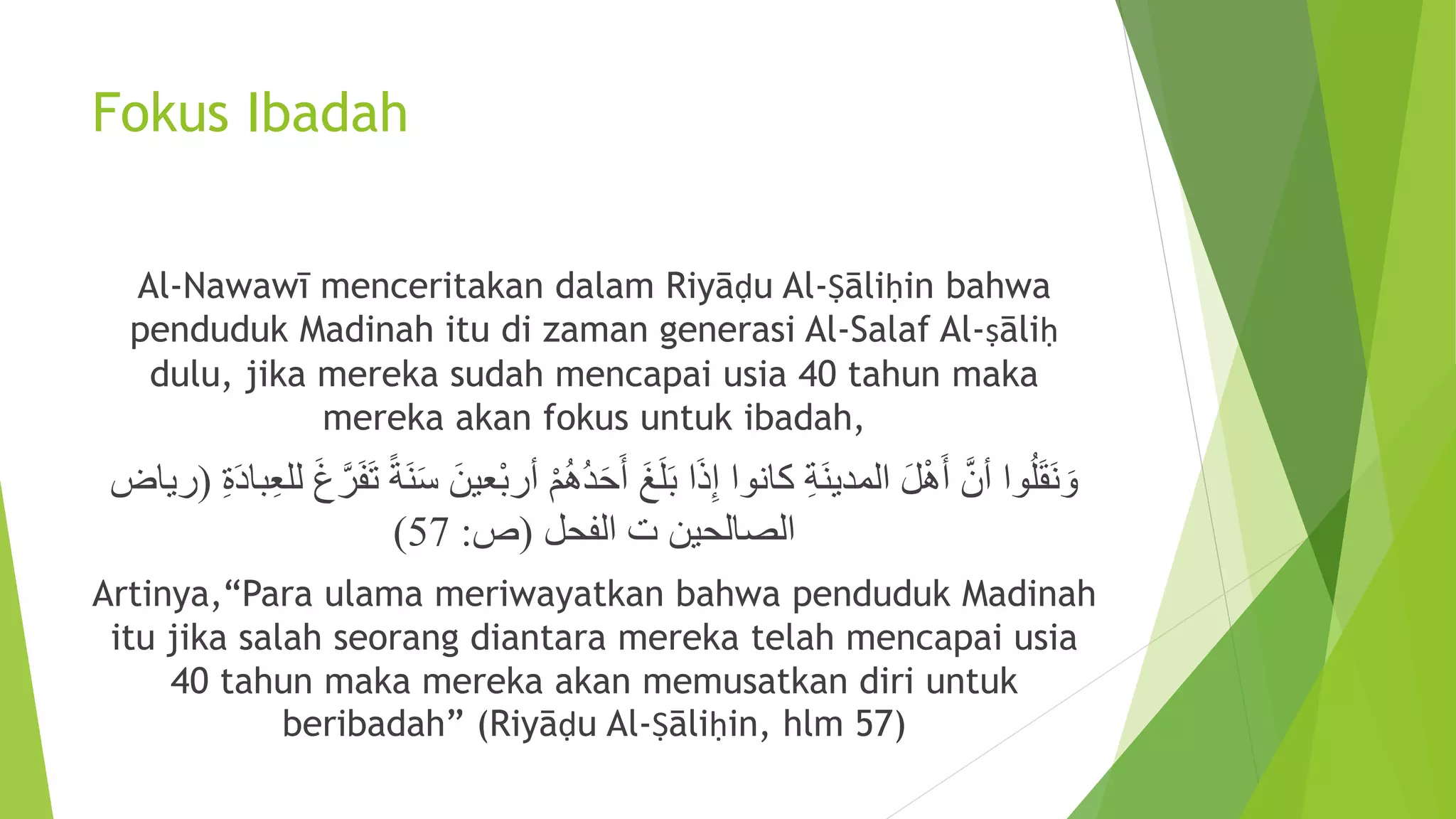 Masjid al-Bina Senayan - Ketika Usia 40 Tahun - Dr. Hasani Ahmad Said.pptx