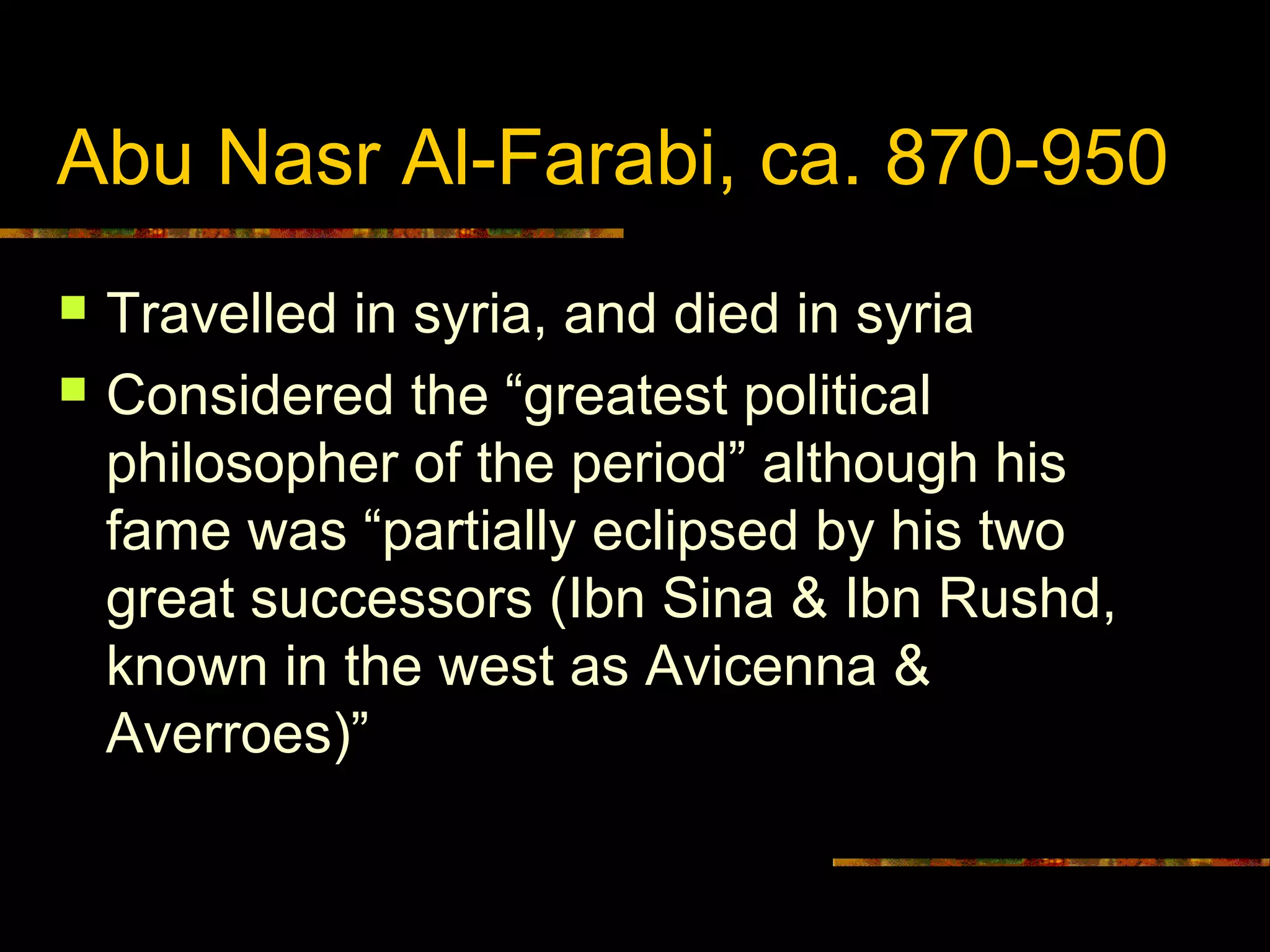 Al farabi | PPT