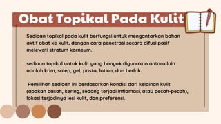 Al-fath pemberian obat topikal.pptx