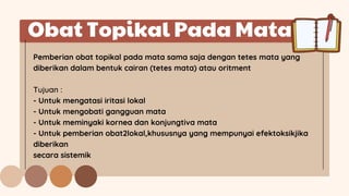 Al-fath pemberian obat topikal.pptx