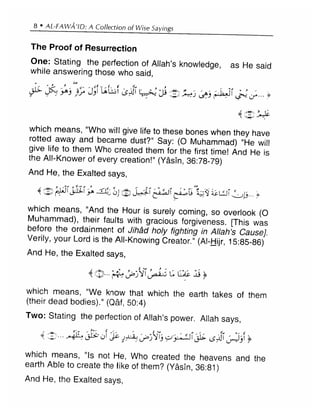 Al fawaid : A collection of wise sayings -Ibn Qayyim | PDF