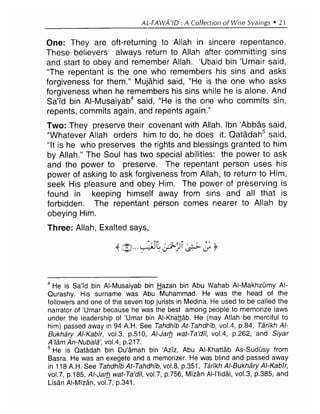 Al fawaid : A collection of wise sayings -Ibn Qayyim | PDF