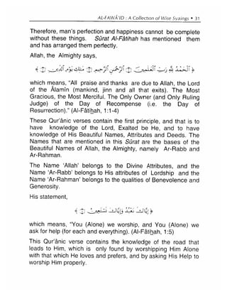 Al fawaid : A collection of wise sayings -Ibn Qayyim | PDF