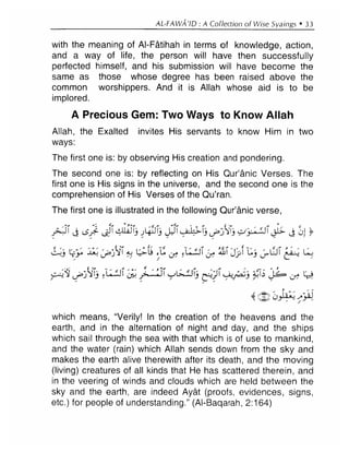 Al fawaid : A collection of wise sayings -Ibn Qayyim | PDF