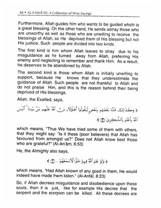 Al fawaid : A collection of wise sayings -Ibn Qayyim | PDF