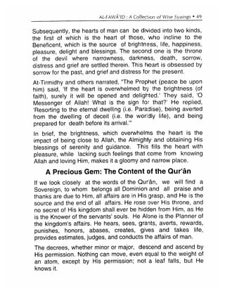 Al fawaid : A collection of wise sayings -Ibn Qayyim | PDF
