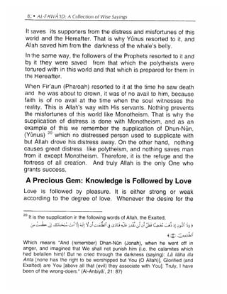 Al fawaid : A collection of wise sayings -Ibn Qayyim | PDF
