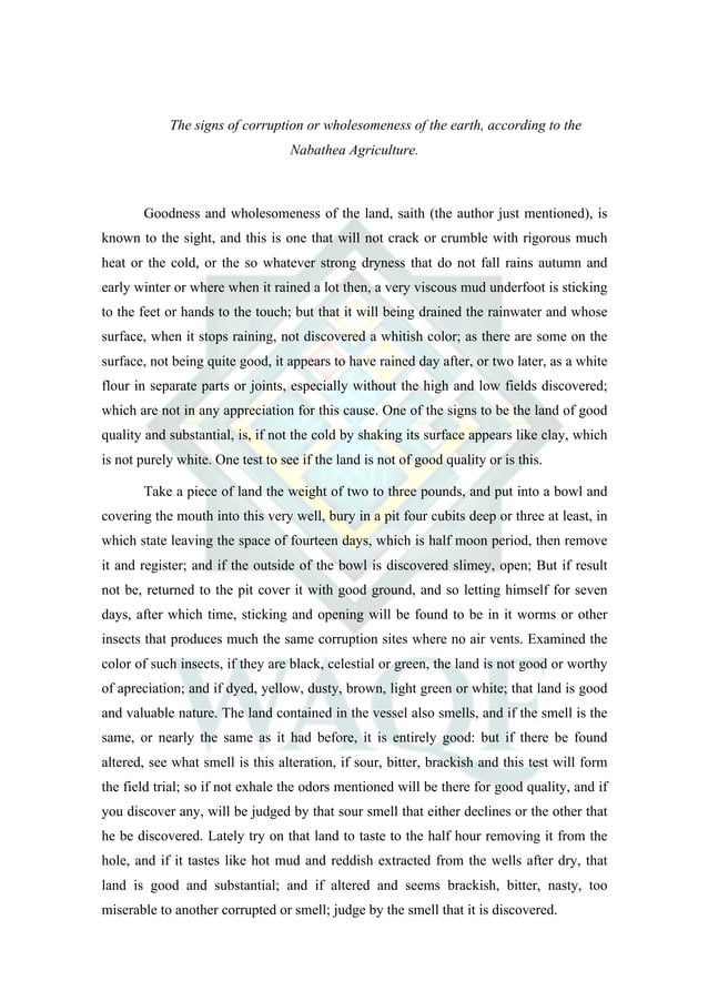 Al filaha volume i (english) | PDF | Agriculture | Industries
