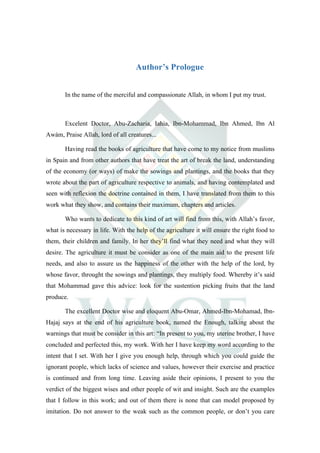 Al filaha volume i (english) | PDF