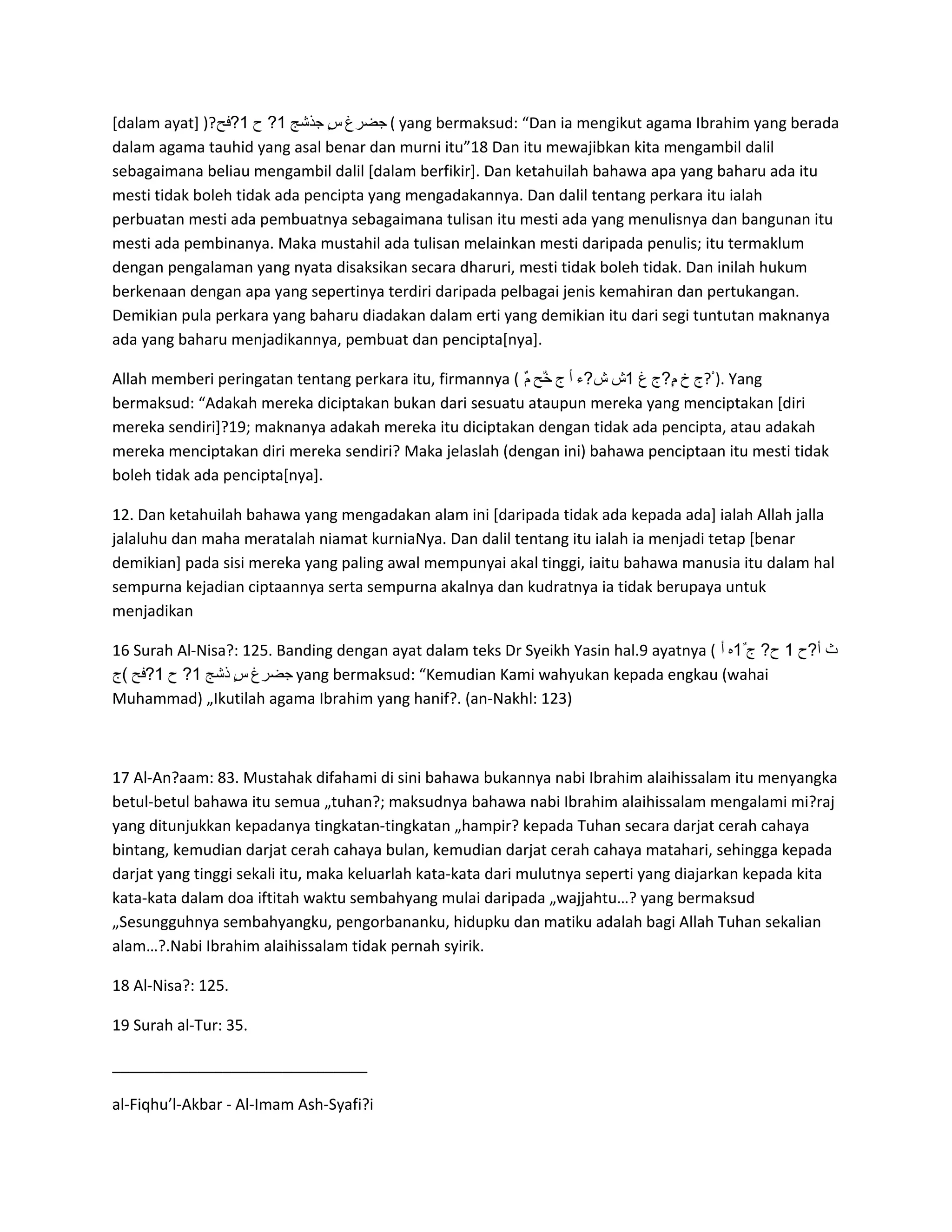 Al fiqhu’l-akbar-lil-al-imam-ash-syafi'i bhs Melayu www.Muhammad.com