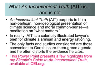 Al Gore, Climate Change & Inconvenient Truth | PPT