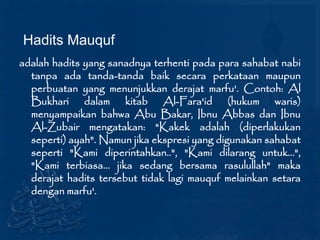 Al hadist (as-sunnah) | PPTX