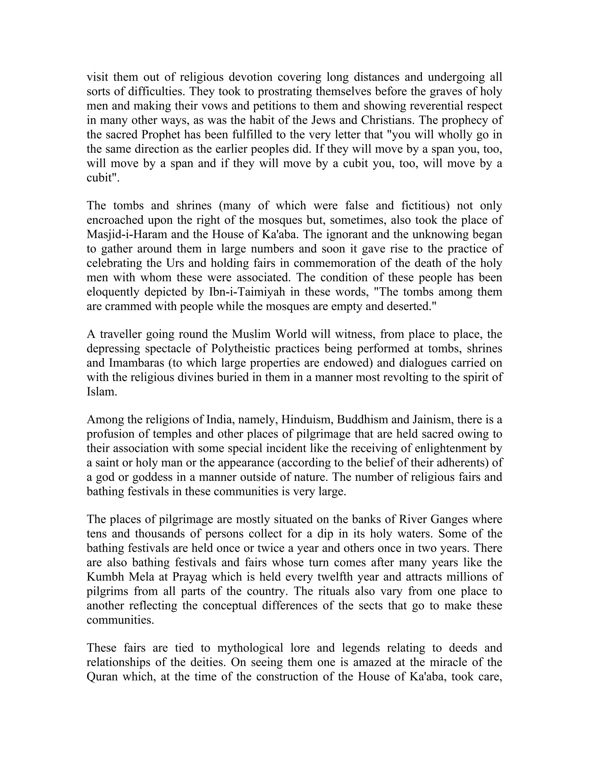 Al hajj the fifth pillar of islam by shaykh abul hasan ali nadwi | PDF