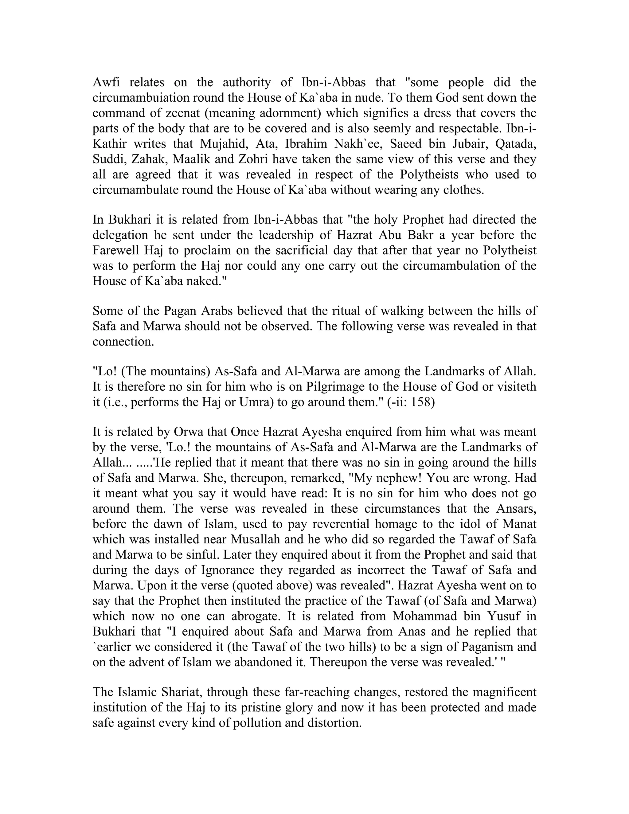 Al hajj the fifth pillar of islam by shaykh abul hasan ali nadwi | PDF