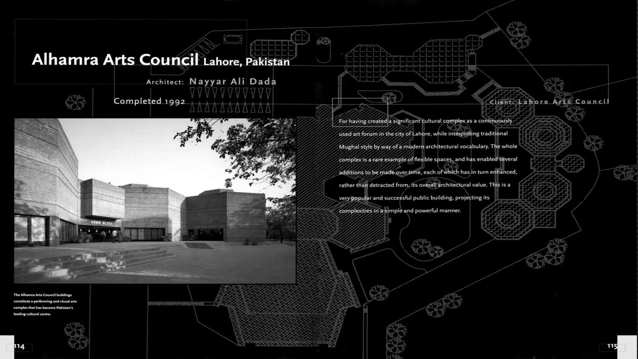 Al hamra arts complex Lahore complete Plans,Sections & Elevations | PPTX