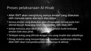 Al-Hisab Perhitungan Yang Adil Subjek Pendidikan Agama Islam | PPTX