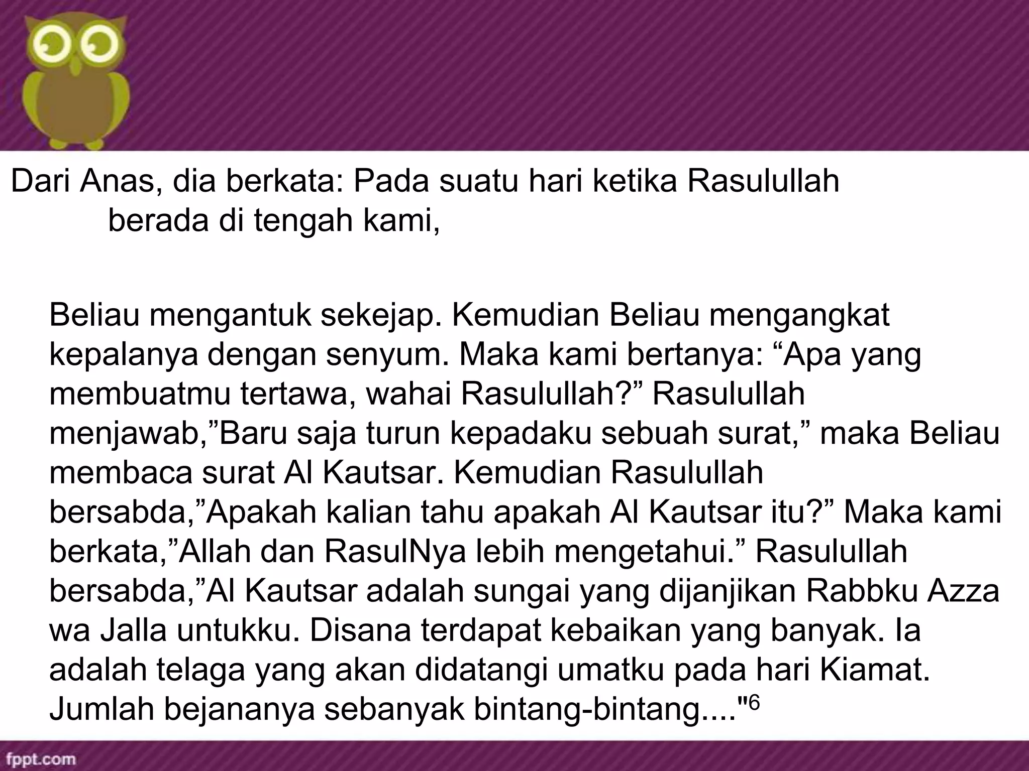 Surat Al kautsar | PPTX