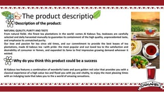 Al-Kbous Tea marketing Plan PPT.pptx