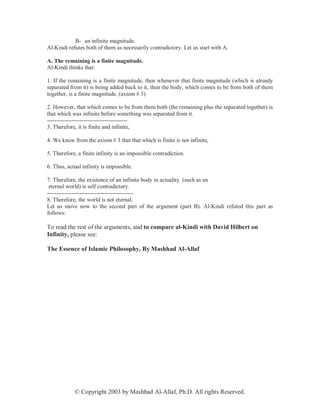 Al kindi’s mathematical metaphysics | PDF