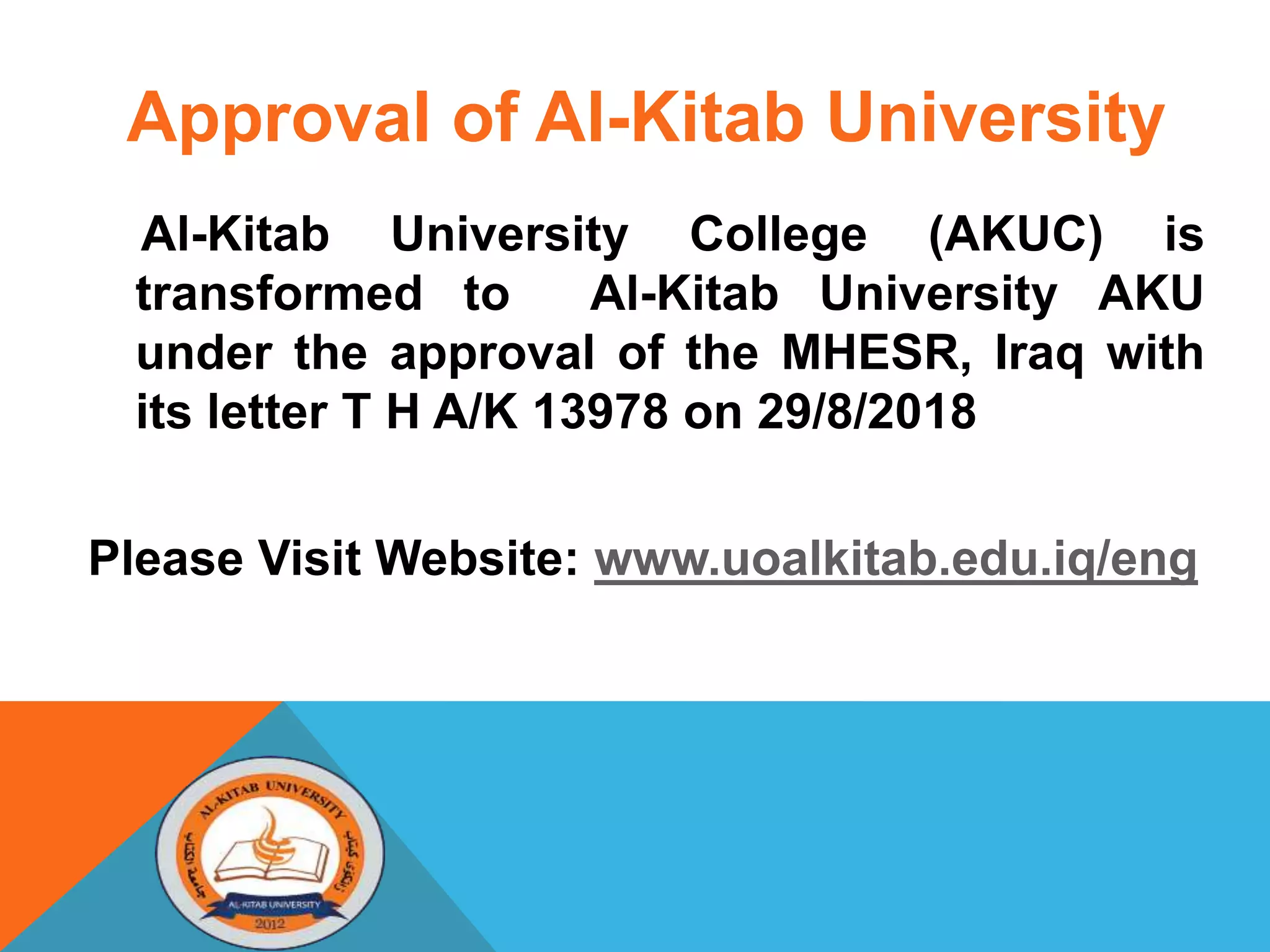 Al kitab university | PPTX