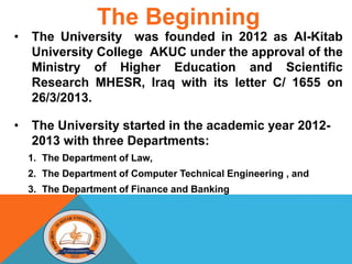 Al kitab university | PPT