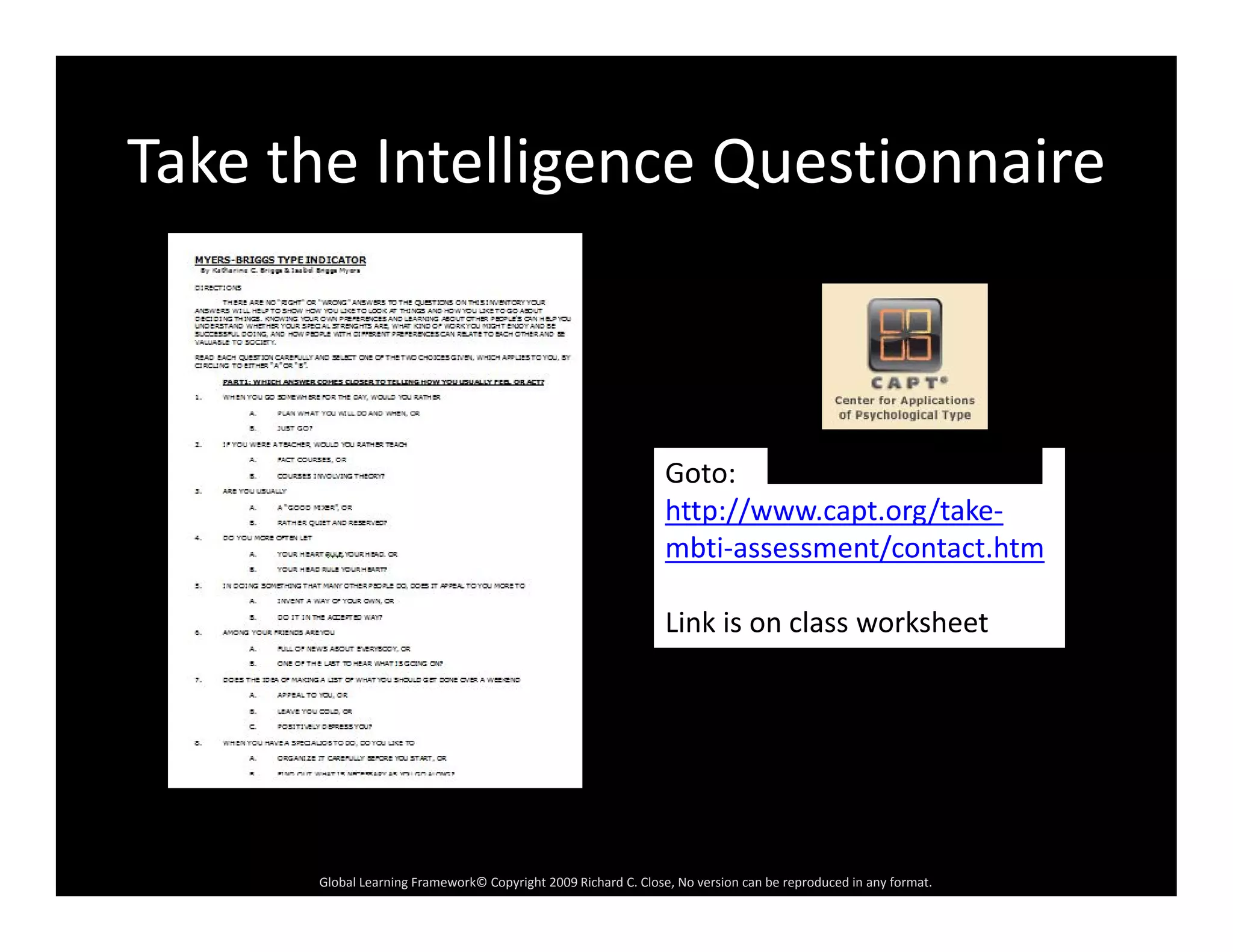 Adult learning - learning styles - Global Learning Framework theory ...