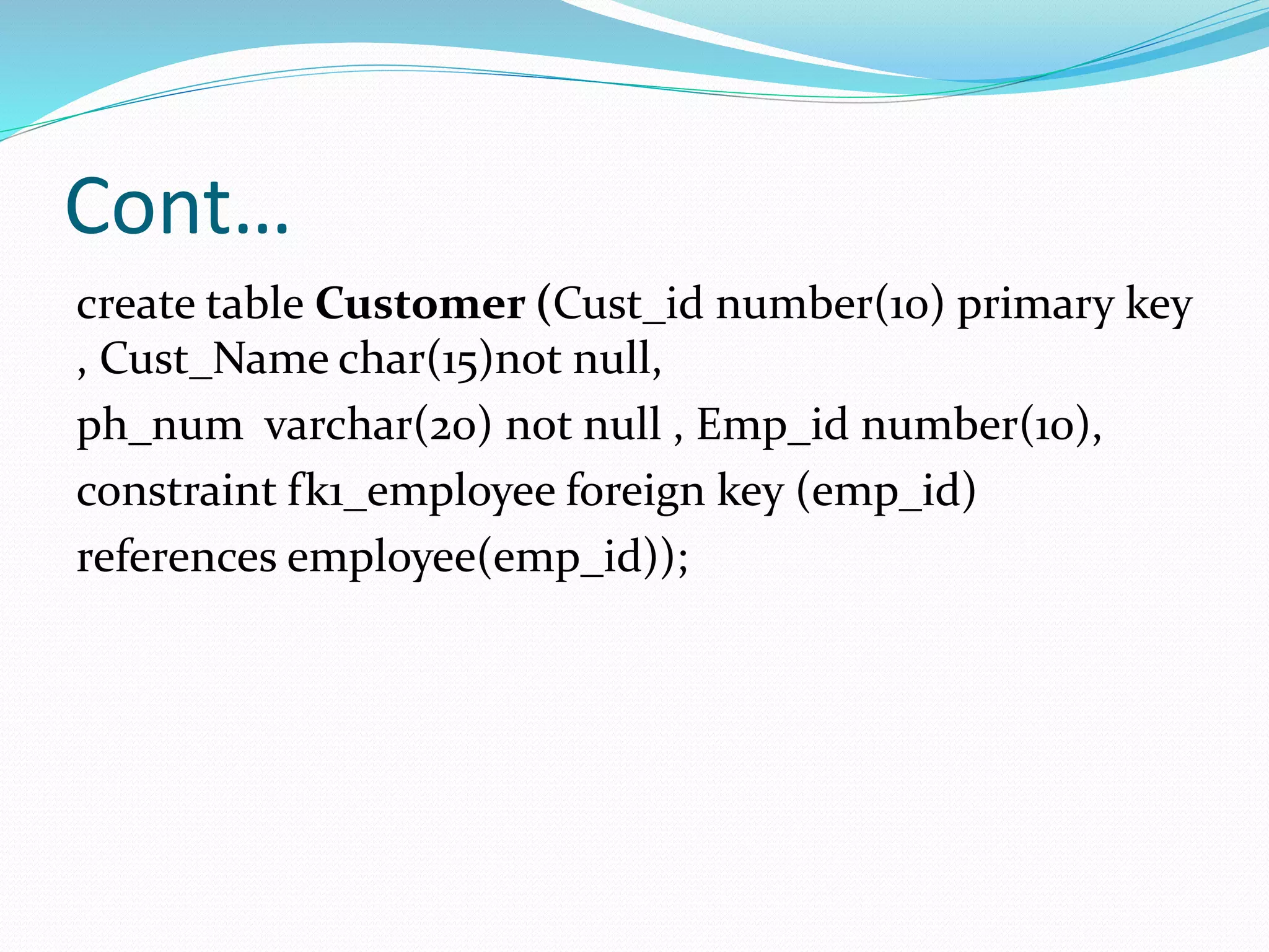 Database Project of a Corporation or Firm | PPTX